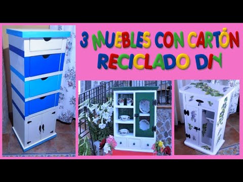 3 MANUALIDADES RECICLANDO CARTÓN DIY - YouTube