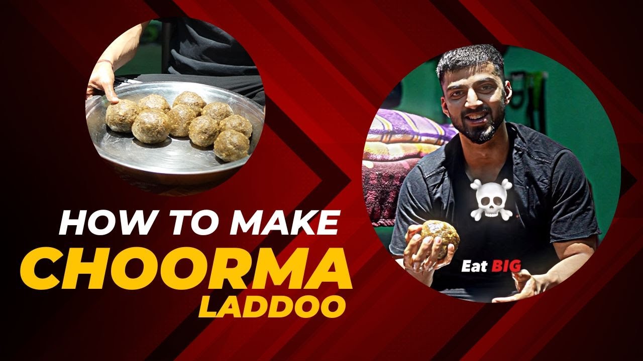 How to make Choorma | Recipe for Gym Goers | High-Calorie Bulking Meal ...