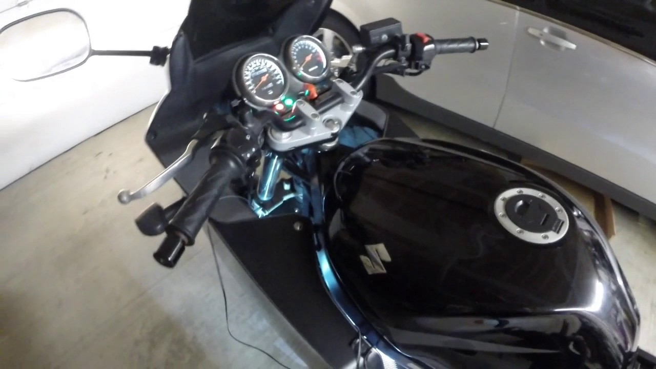 Motorcycle LED installation upgrade Suzuki GS500F xkglow kit GS500 ...