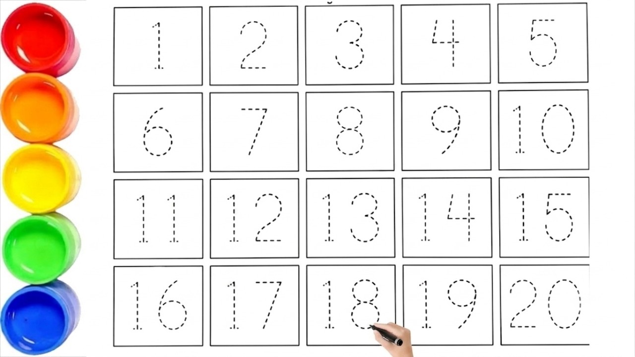 Learn Counting, ABC Alphabet & 2D Shapes | Toddler Educational Video ...