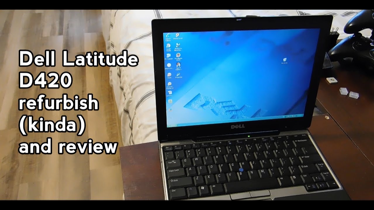 Dell Latitude D420 review and refurbish (Kinda) - YouTube