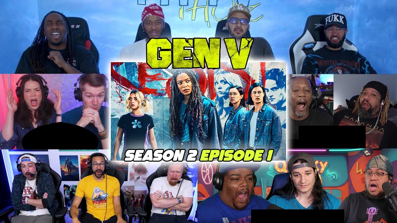 GEN V Season 2 Episode 1 Reaction Mashup - YouTube