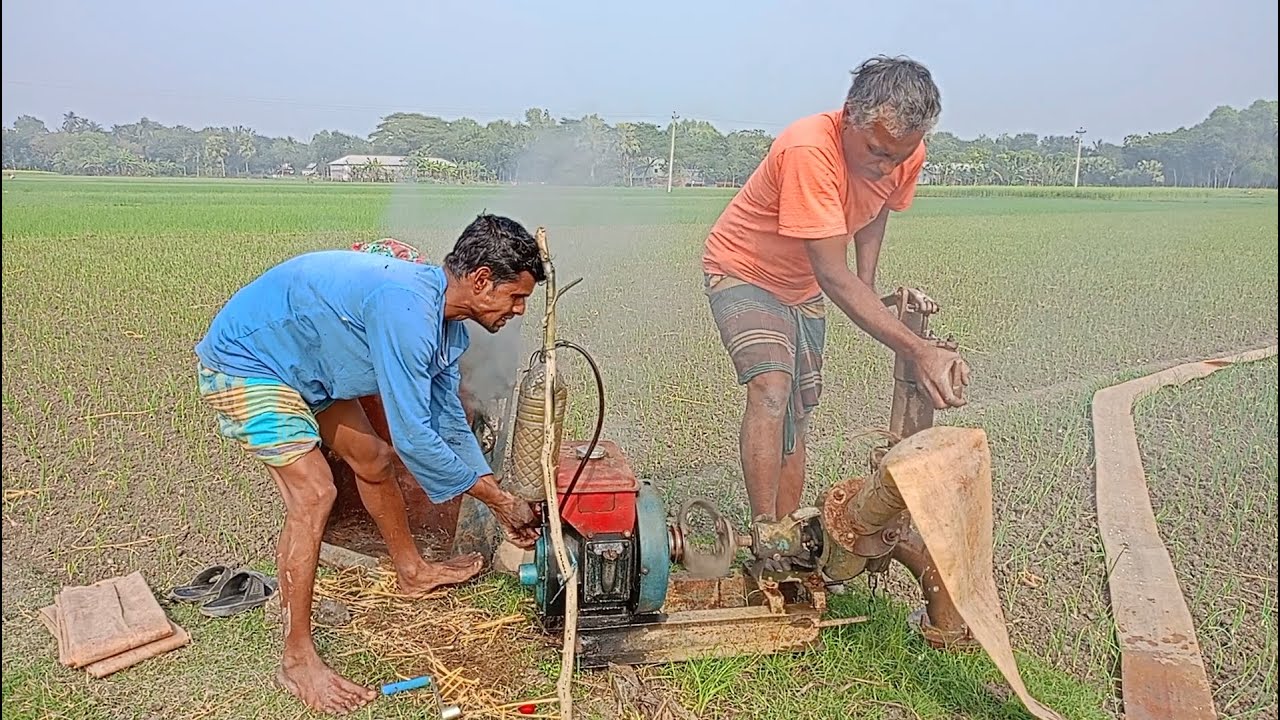 Best Water Pump For Agriculture। Most powerful water pump। How to start ...