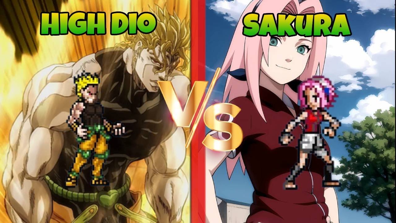 Jump Force MUGEN High Dio vs Sakura - YouTube