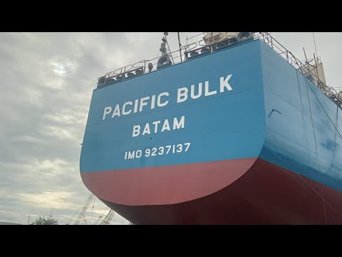 Proses Pembuatan Ship Name MV. PACIFIC BULK #construction #vessel #cnc ...