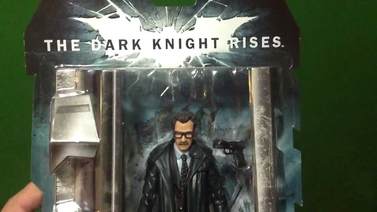 The Dark Knight Rises Movie Masters JIM GORDON Figure - YouTube