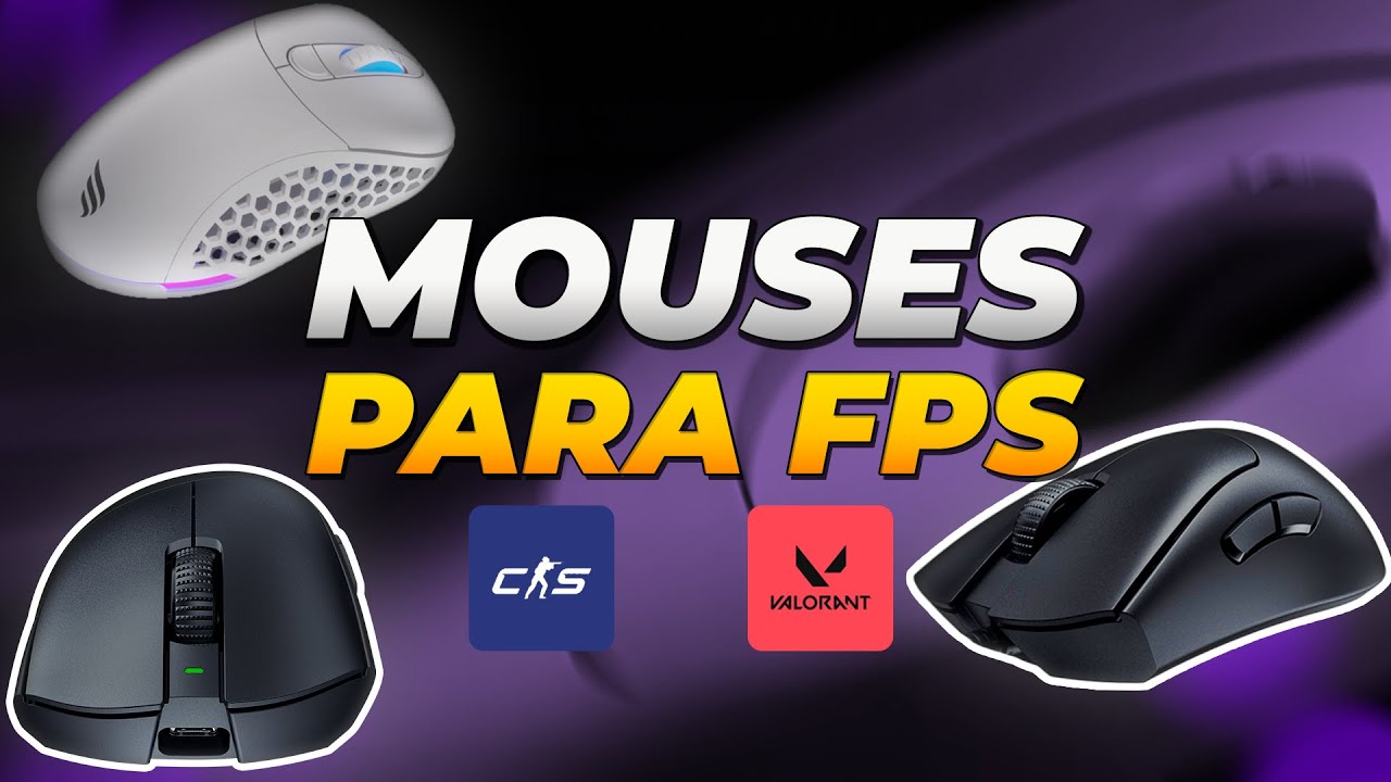 OS MELHORES MOUSES PARA JOGAR FPS EM 2025 - YouTube