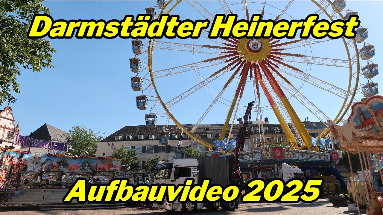 Darmstädter Heinerfest Aufbauvideo 2025 - YouTube