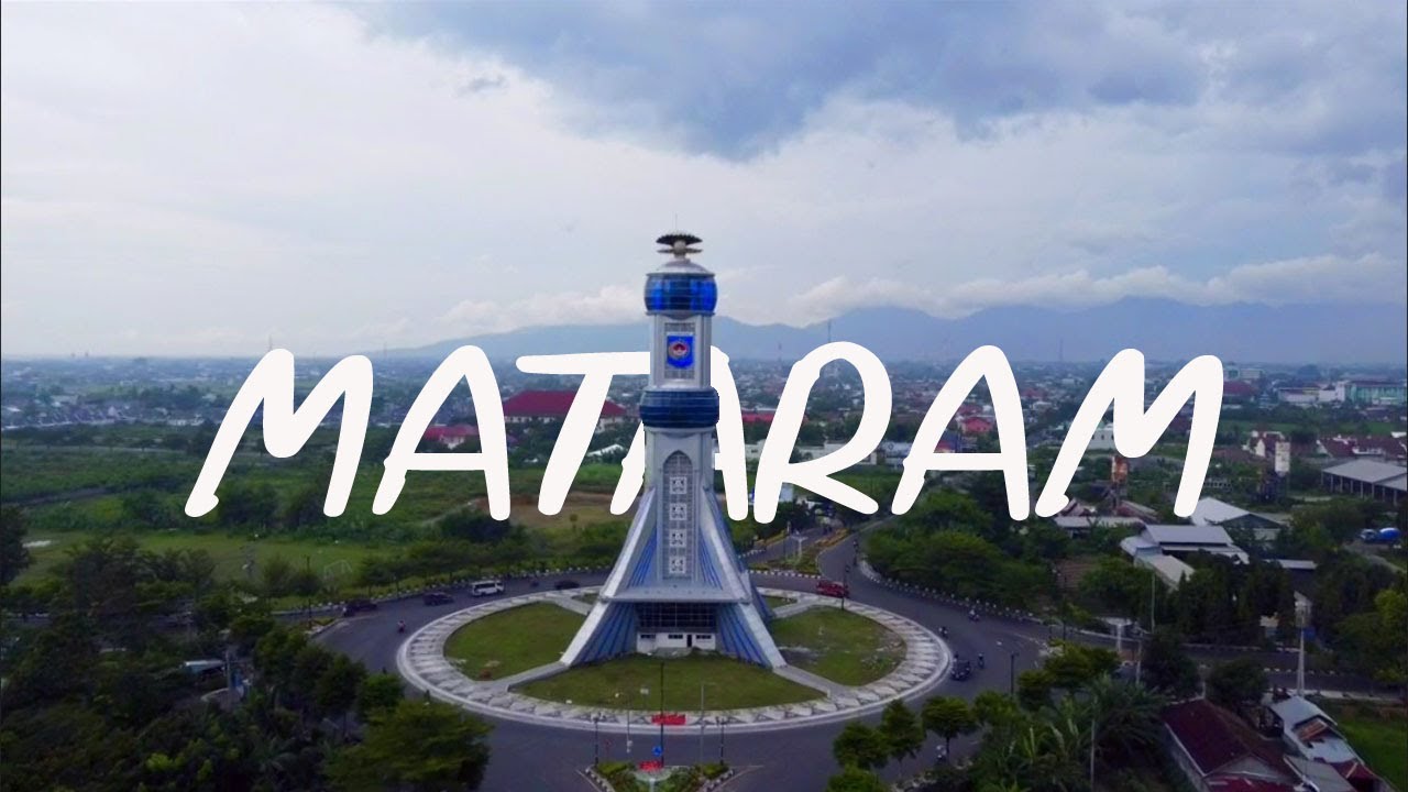 DRONE VIEW!!! MONUMEN TEMBOLAK DAN TUGU MATARAM METRO - LOMBOK NUSA ...