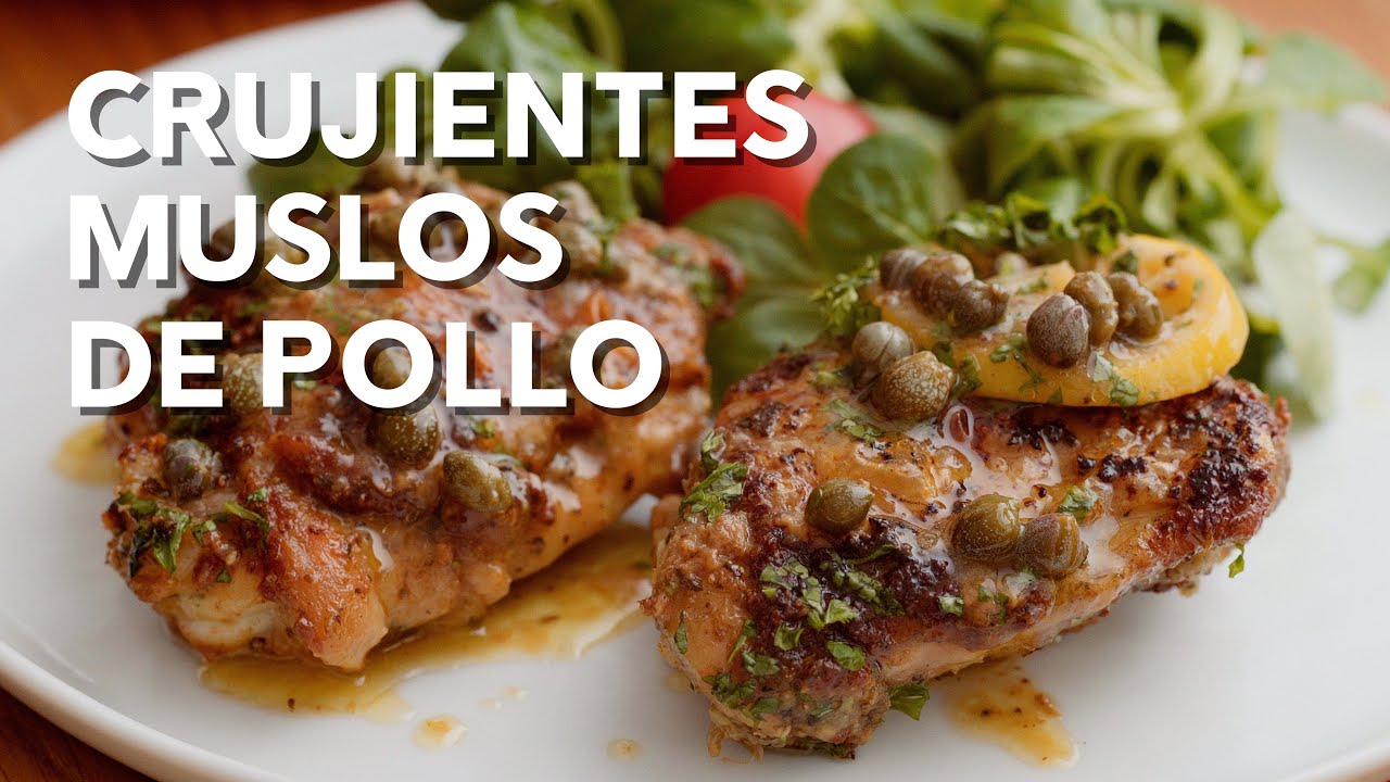 Receta keto: Pollo crujiente con salsa de alcaparras y mantequilla de ...