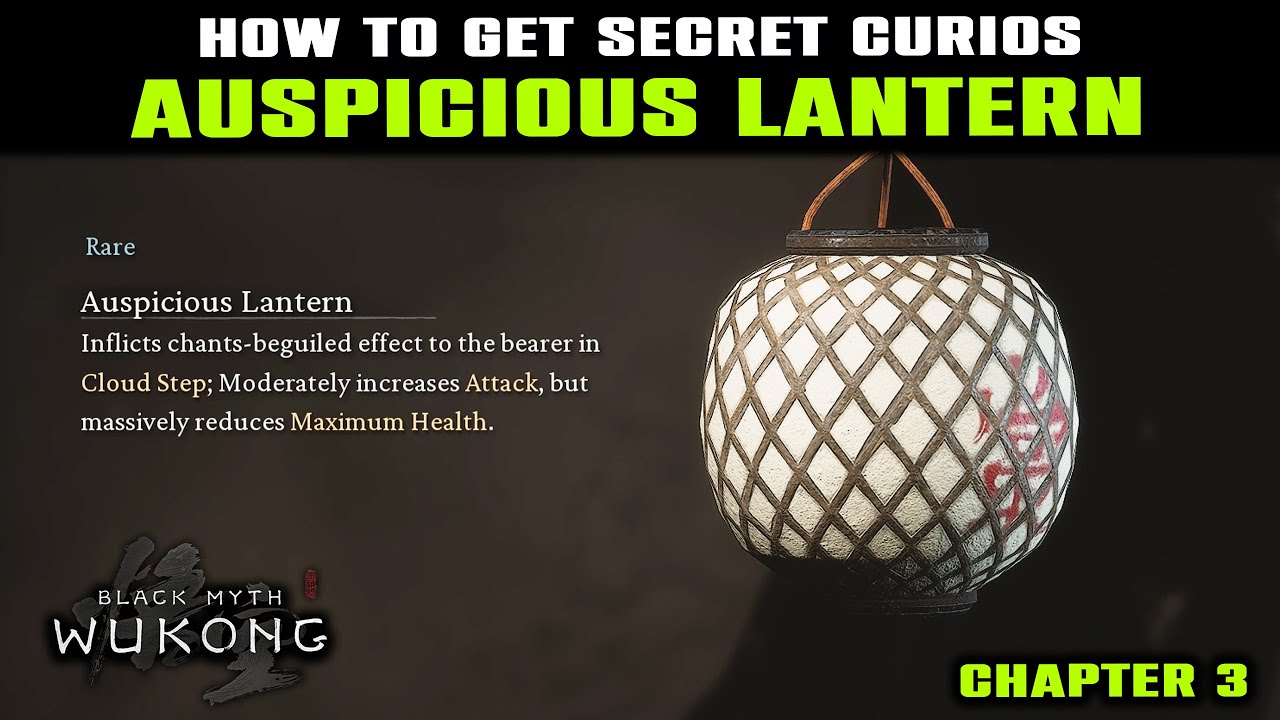 SECRET CURIOS GUIDE: Auspicious Lantern Location (Complete Guide ...