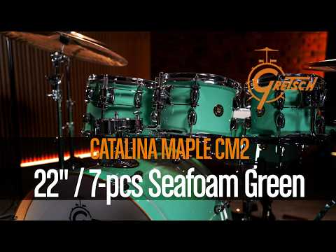 Gretsch Catalina Maple CM2 | 7-piece kit in Seafoam Green