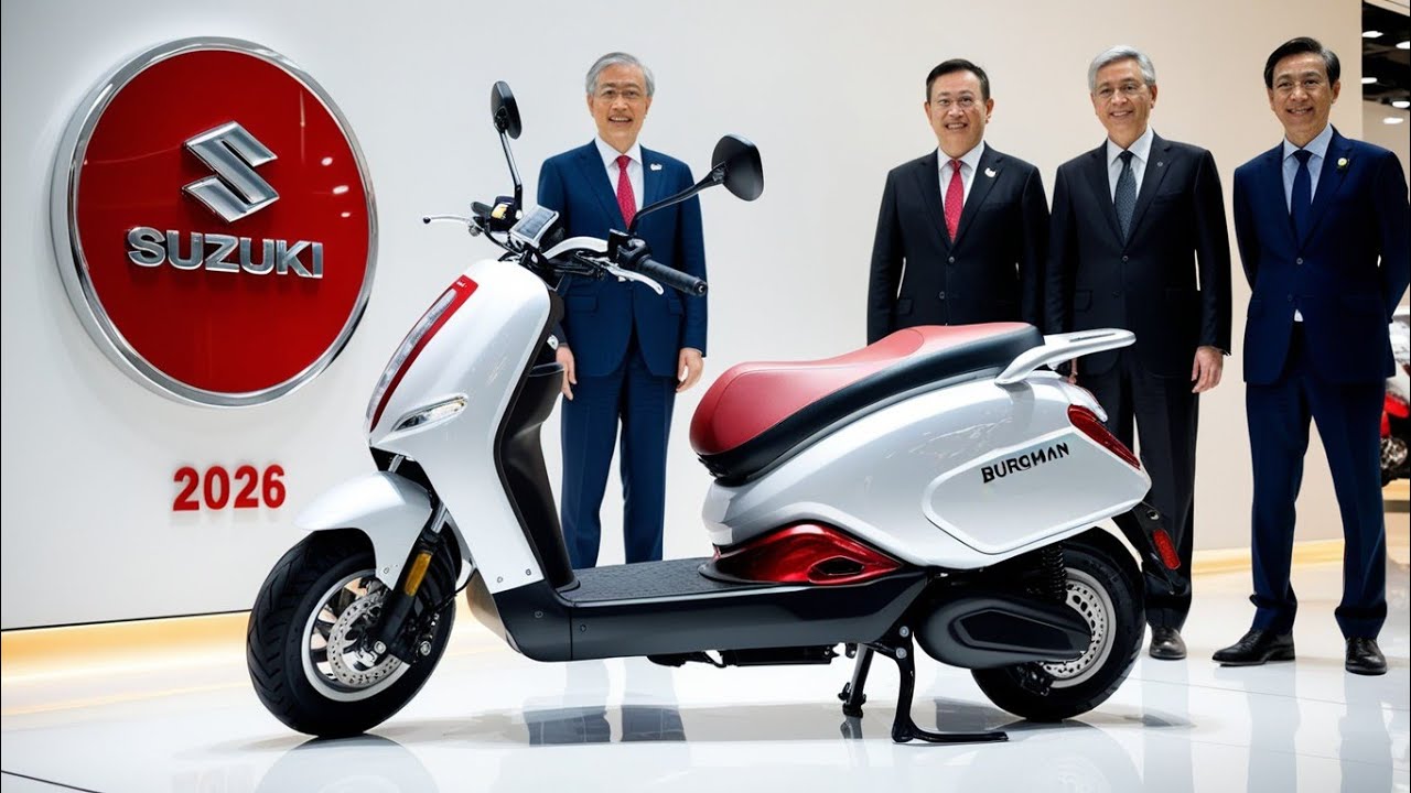 The Future of Premium EV Scooters! ⚡ 2026 Suzuki Burgman Electric ...