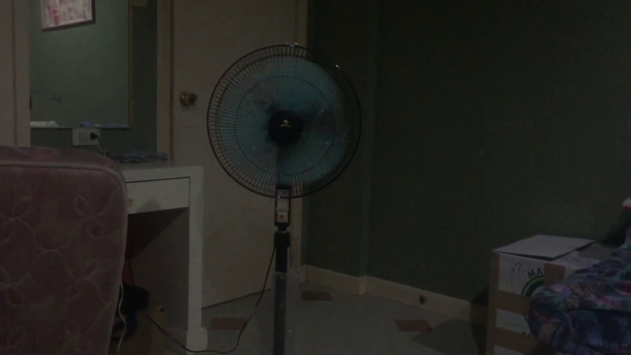 16” Green Standard Stand Fan - YouTube