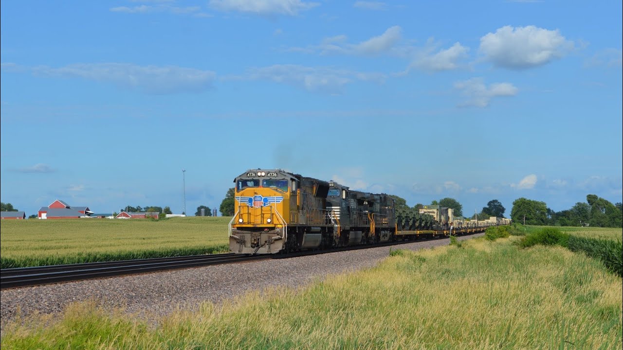 Chasing a Military Train!! - YouTube