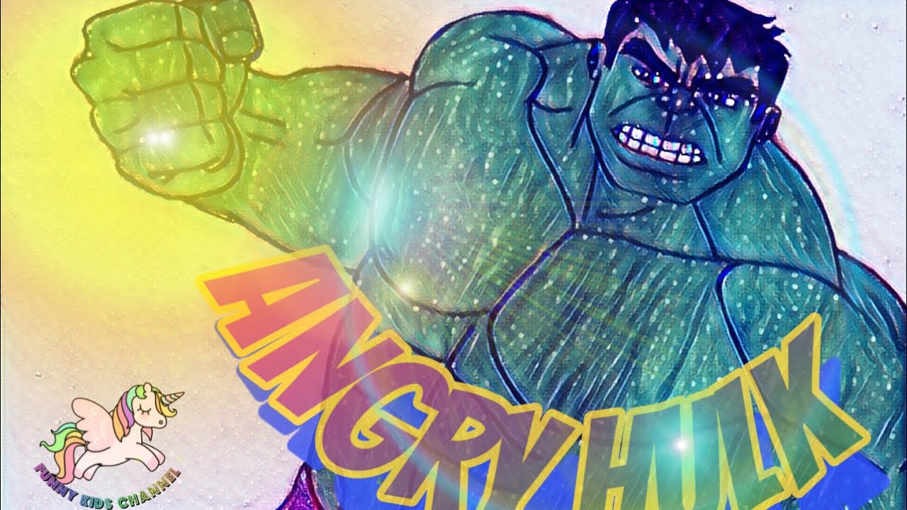 Hulk is your friend's hero! !! Painting hulk, drawing hulk, green hulk ...