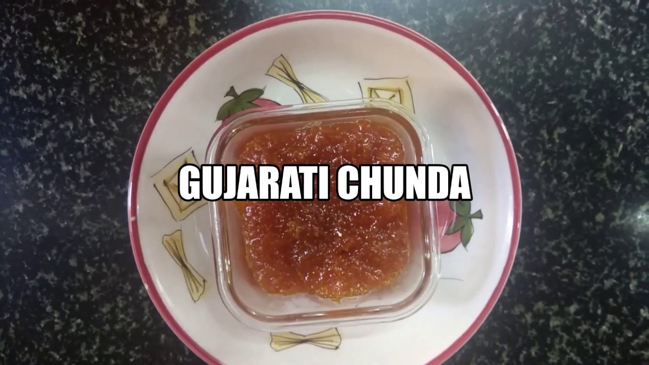 How to make Gujarati Chunda | Chunda Recipe | Quick Mango Chunda | Raw ...