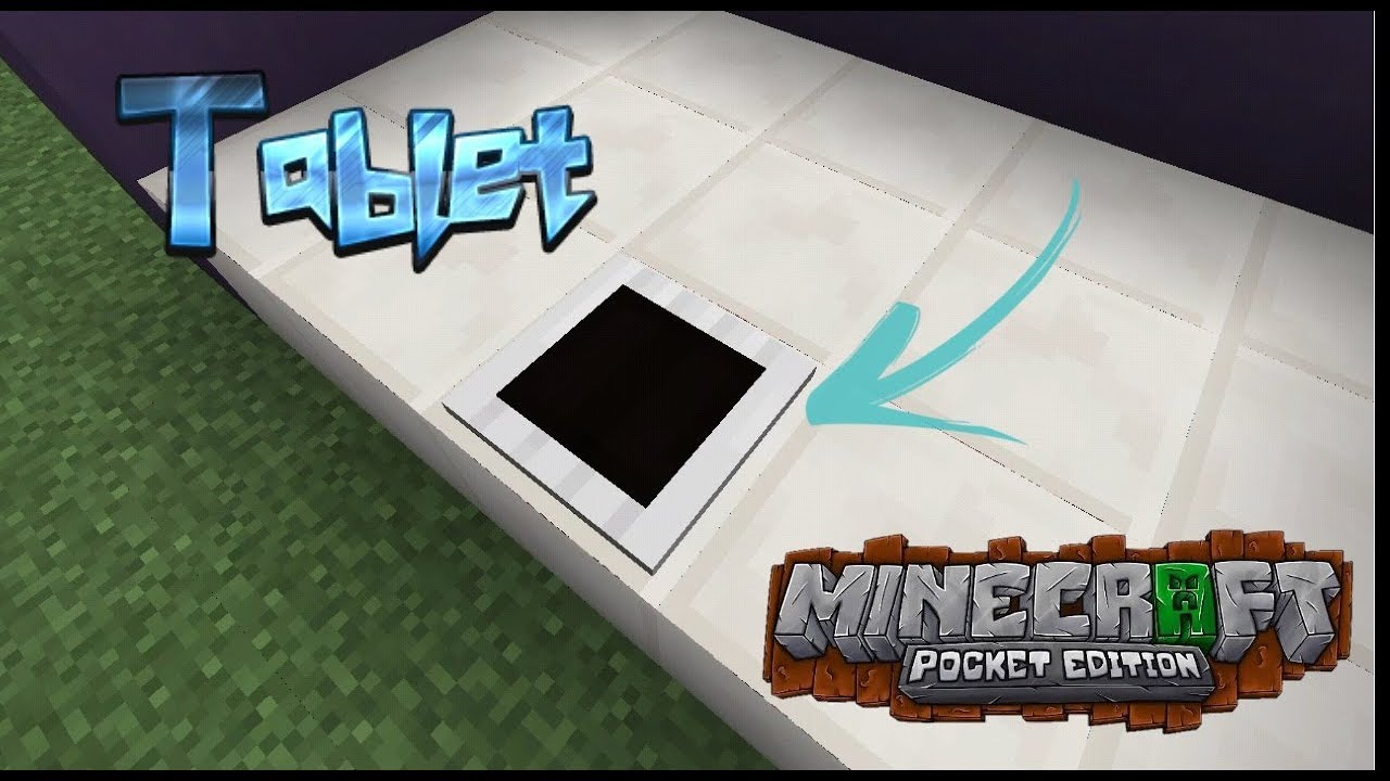 Como fazer um tablet no Minecraft pe sem mods! - YouTube