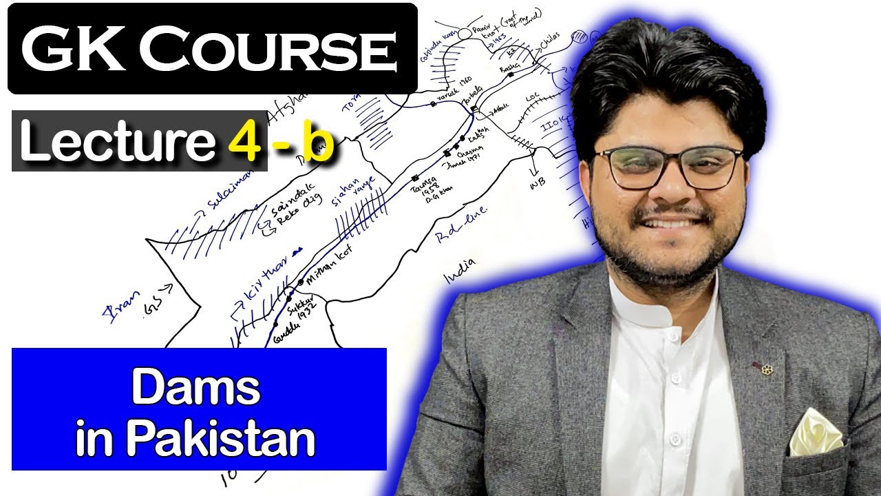 Dams in Pakistan | Indus River | Lecture 04 | Part B | GK Course - YouTube