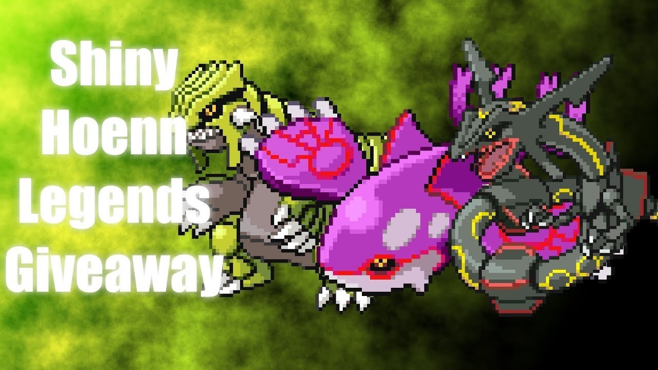 Live.】 Shiny Hoenn Legends PART 1 Giveaway! 【Link Trade】 - YouTube