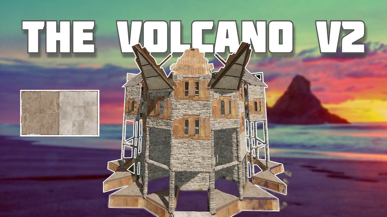 THE VOLCANO V2 - Excellent OFFLINE and ONLINE Protected RUST Base ...