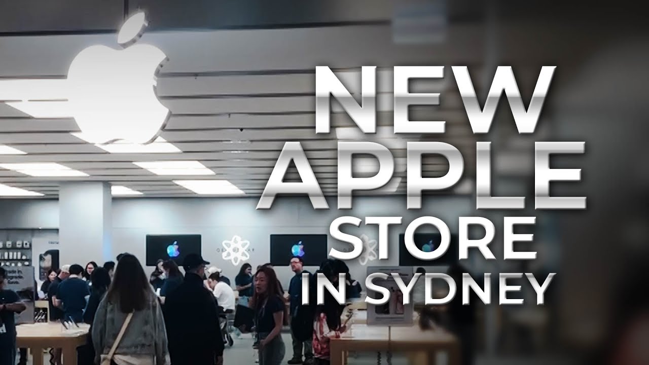 Biggest Apple Store in Australia and iphone 15 presentation! - YouTube