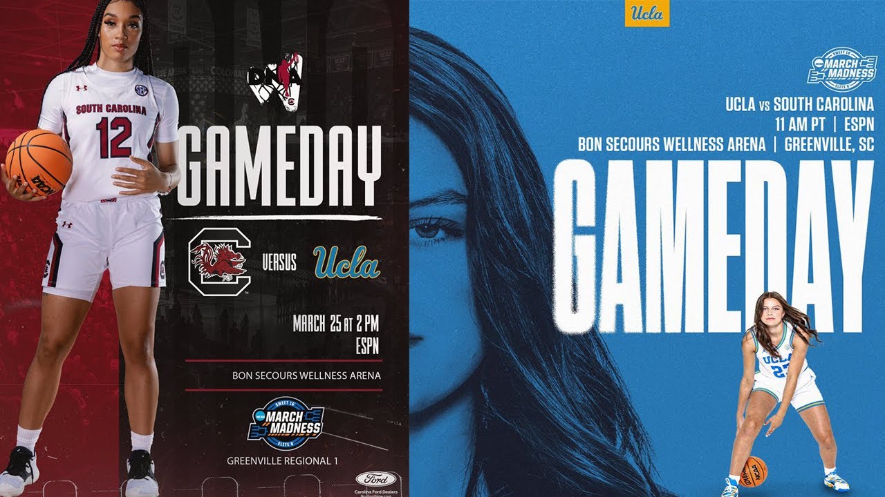 (1) South Carolina vs (4) UCLA | 2023 NCAA Tournament: Sweet 16 | 3.25. ...