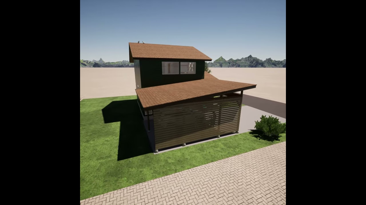 ARCHITREND ZERO X Twinmotion 外観パース動画（テスト 10） - YouTube