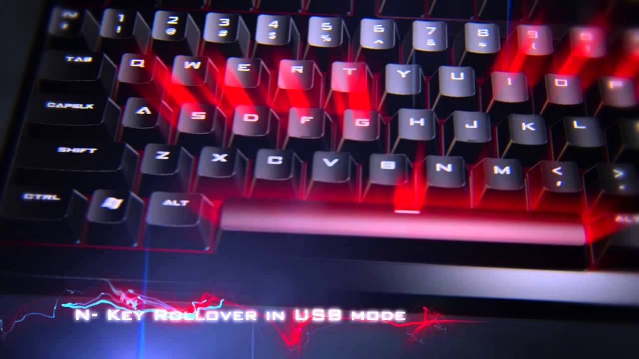 CM Storm QuickFire TK gaming keyboard - YouTube