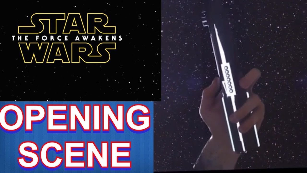 Star Wars The Force Awakens Opening Scene Part 2 !! - YouTube