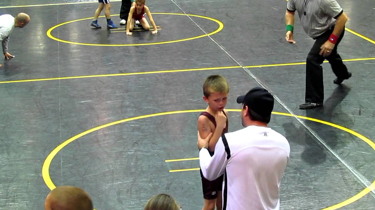 Carter Garrett's 1st Wrestling Match - MWC Tournament 2011 - YouTube