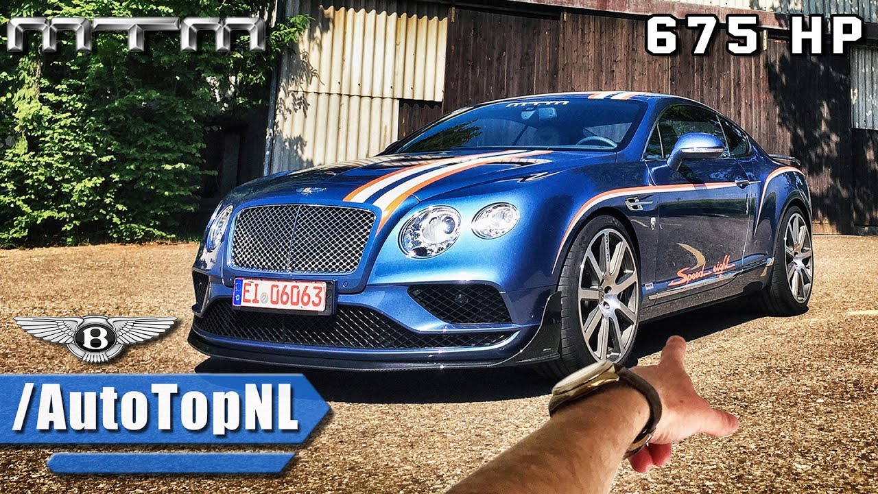 675HP Bentley Continental GT V8 MTM REVIEW POV Test Drive by AutoTopNL ...