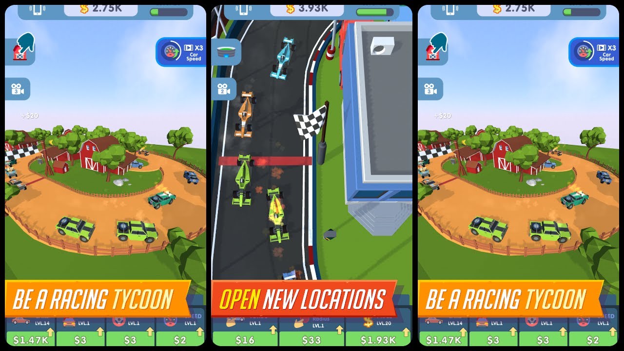 Racing Tycoon Game Android Gameplay - YouTube
