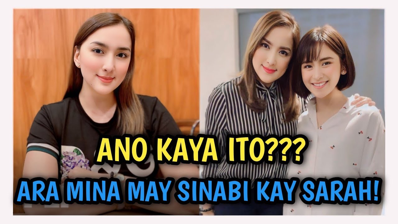 WHAT? ARA MINA MAY MAINIT NA SINABI KAY SARAH GERONIMO SA ISA NITONG ...