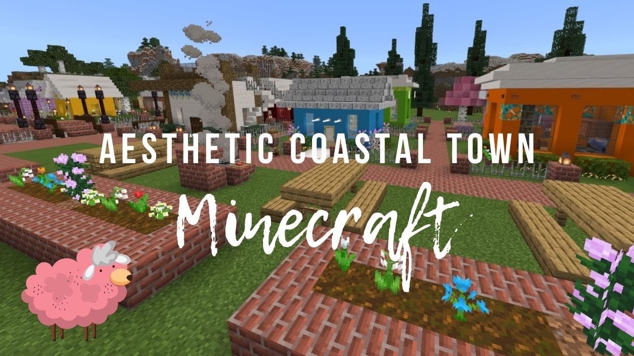 Minecraft | Aesthetic Coastal Town - YouTube