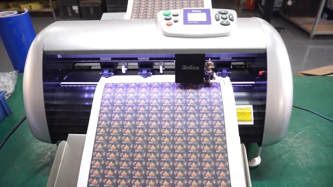 Foison auto feeding digital die cutter regular label cutting ...
