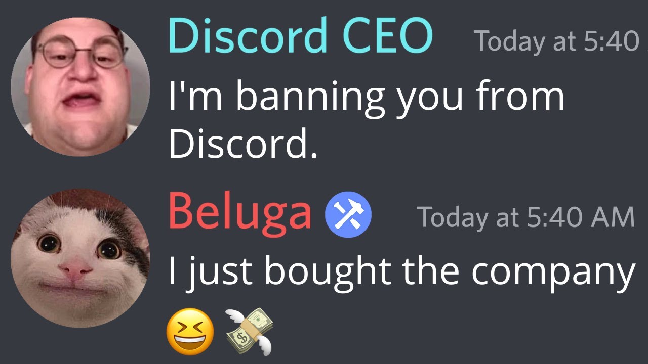 When Beluga Buys Discord... - YouTube