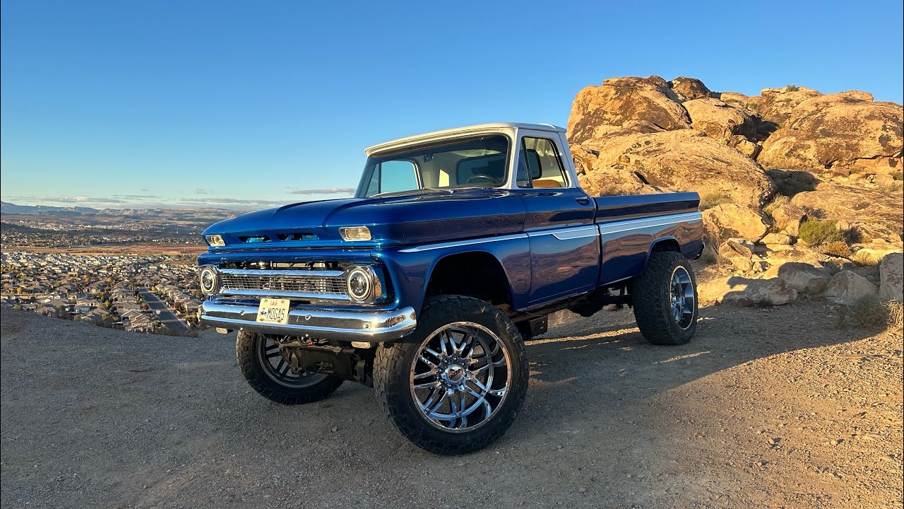 Painting my Frame Swapped 1966 Chevy C10!!! - YouTube