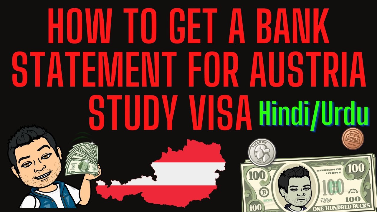 How to get a Bank Statement for Austria Study Visa - YouTube