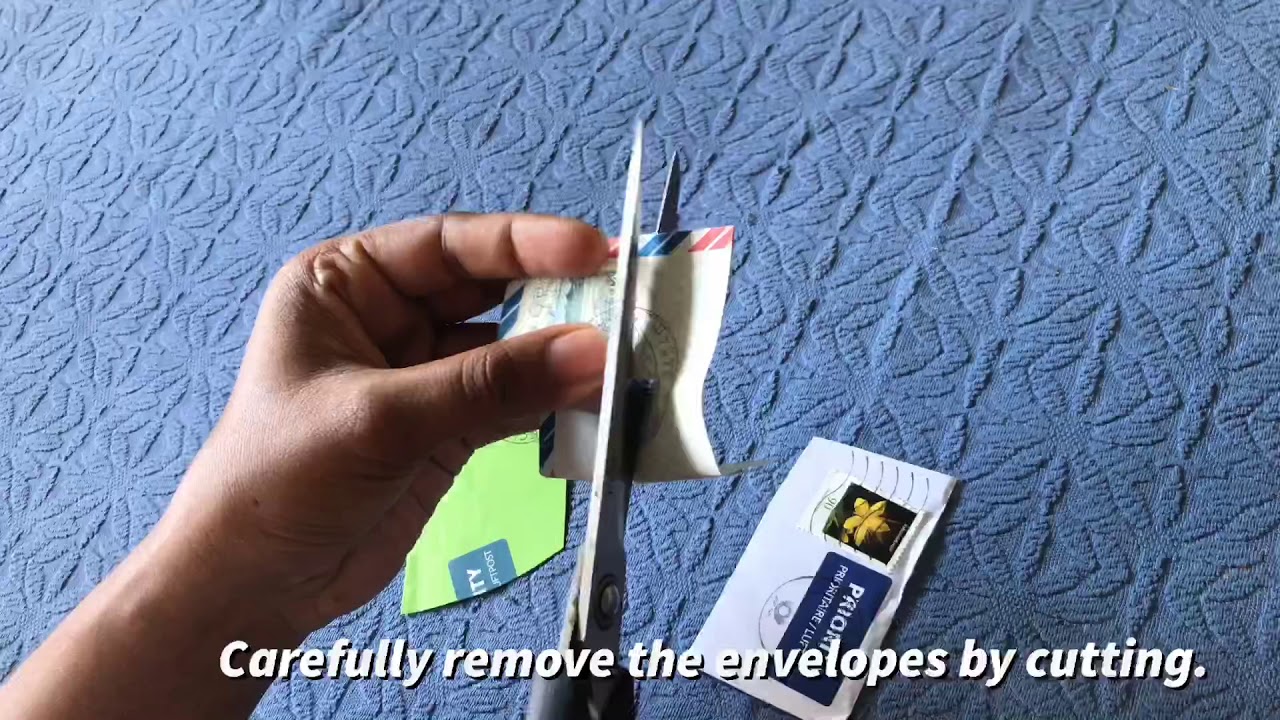 How to separate stamps - YouTube