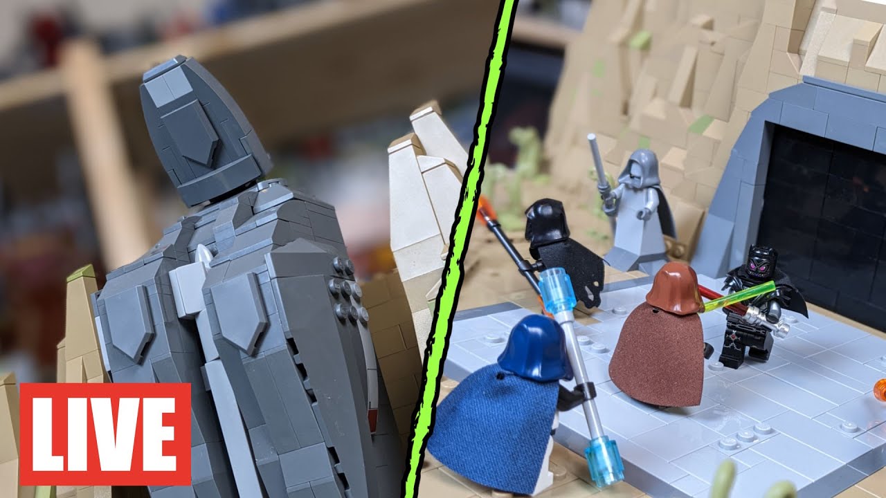 Building A LEGO Star Wars Ancient Sith Temple Live! - YouTube