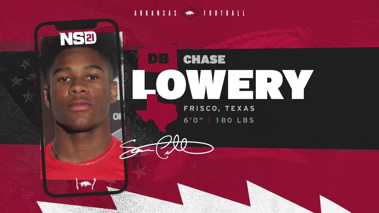 Razorback Football: Chase Lowery Highlights - YouTube