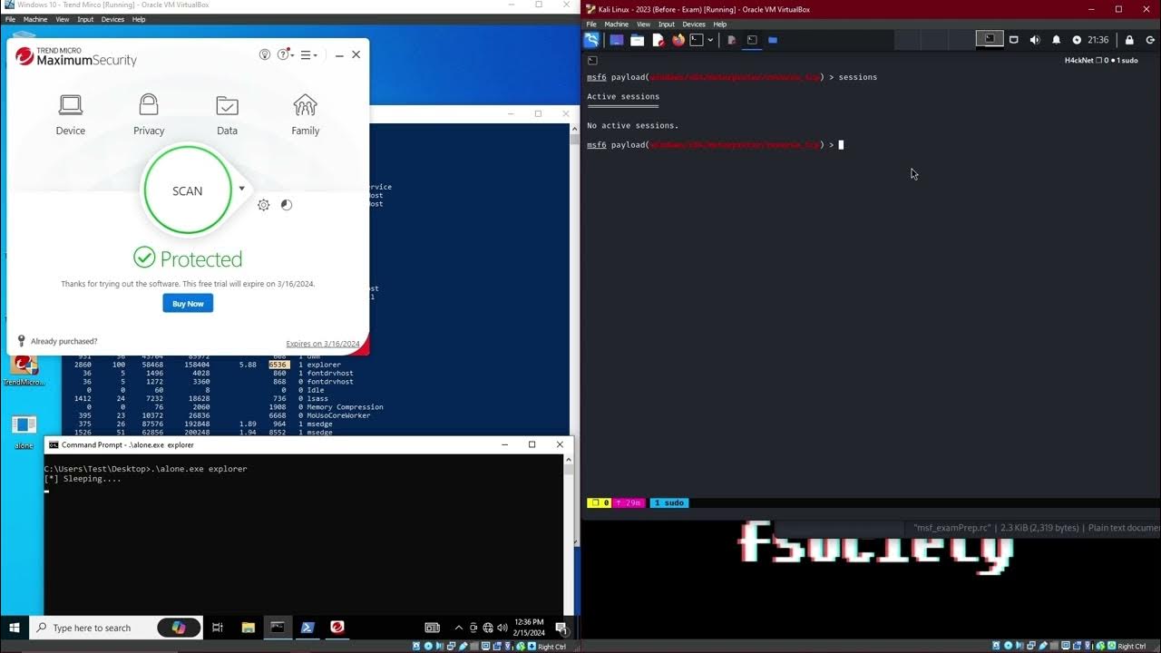 Trend Micro Maximum Security Bypass using Metasploit (Meterpreter) - (Process Injection) - YouTube