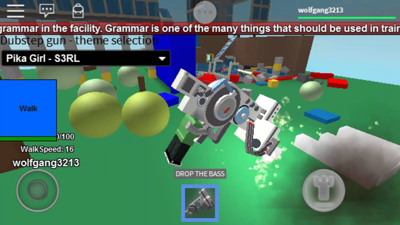 Dubstep gun on roblox - YouTube