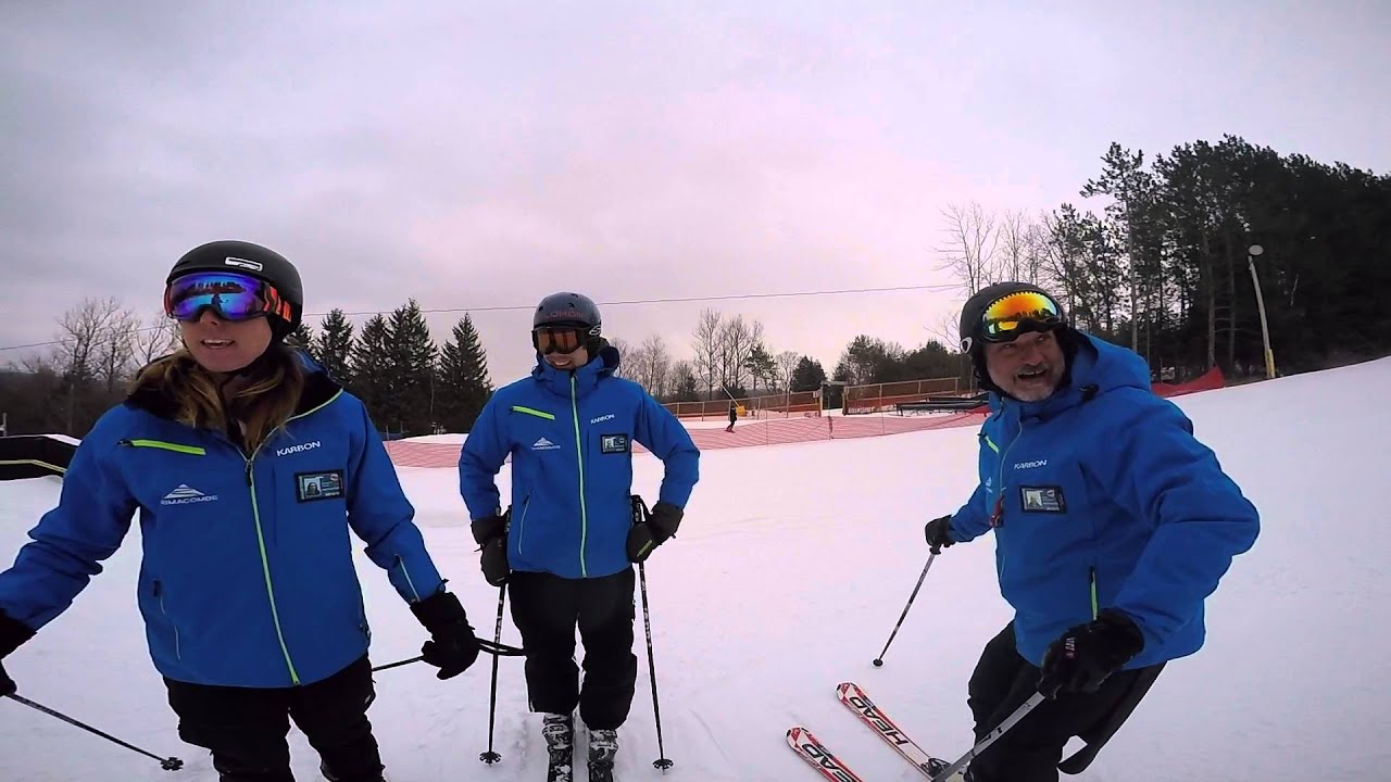 Skiing Brimacombe Terrain Parks - YouTube