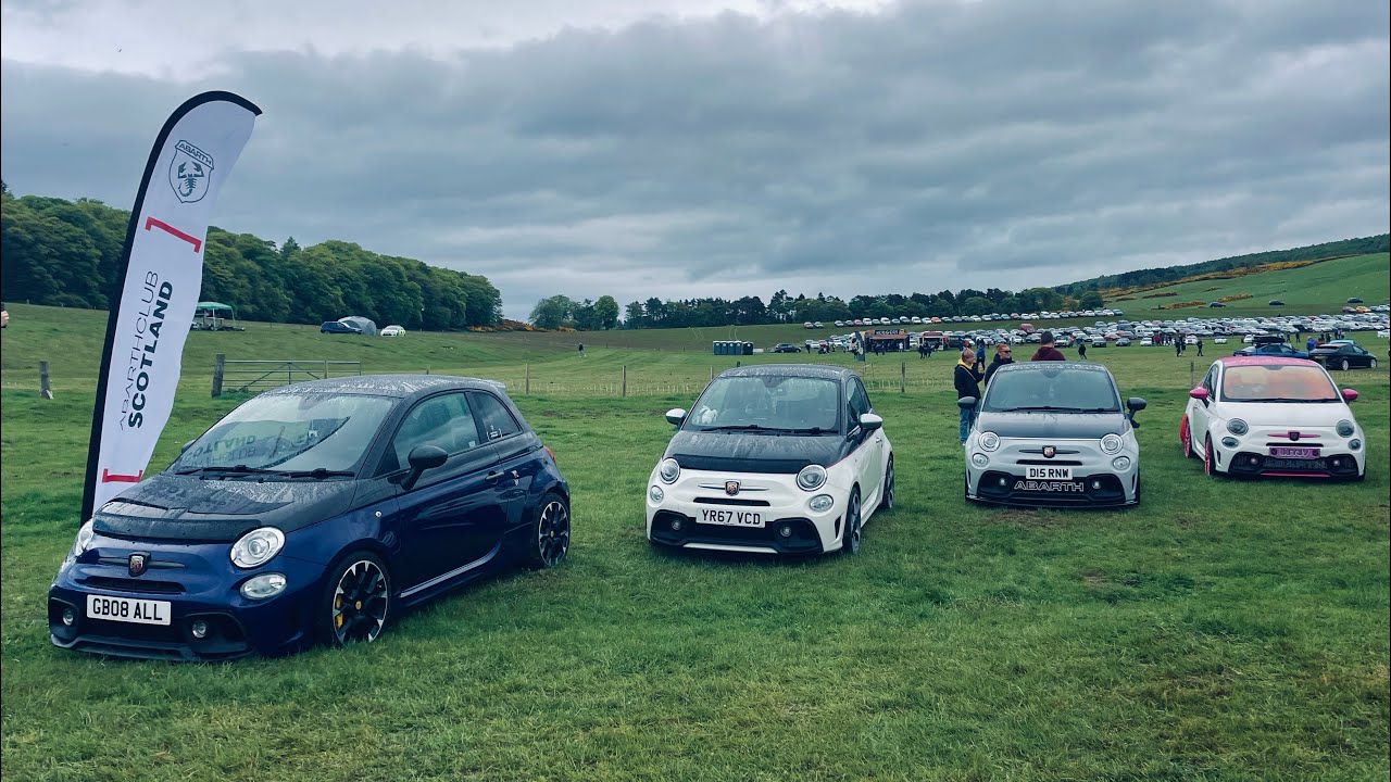 Inverness car show 2023 Abarth 500 - YouTube