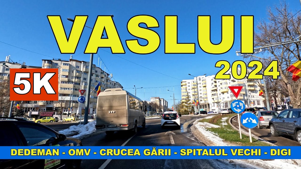 Ratacind prin orasul Vaslui 2024 imagini video 5K GoPro 10 Black part 3 ...