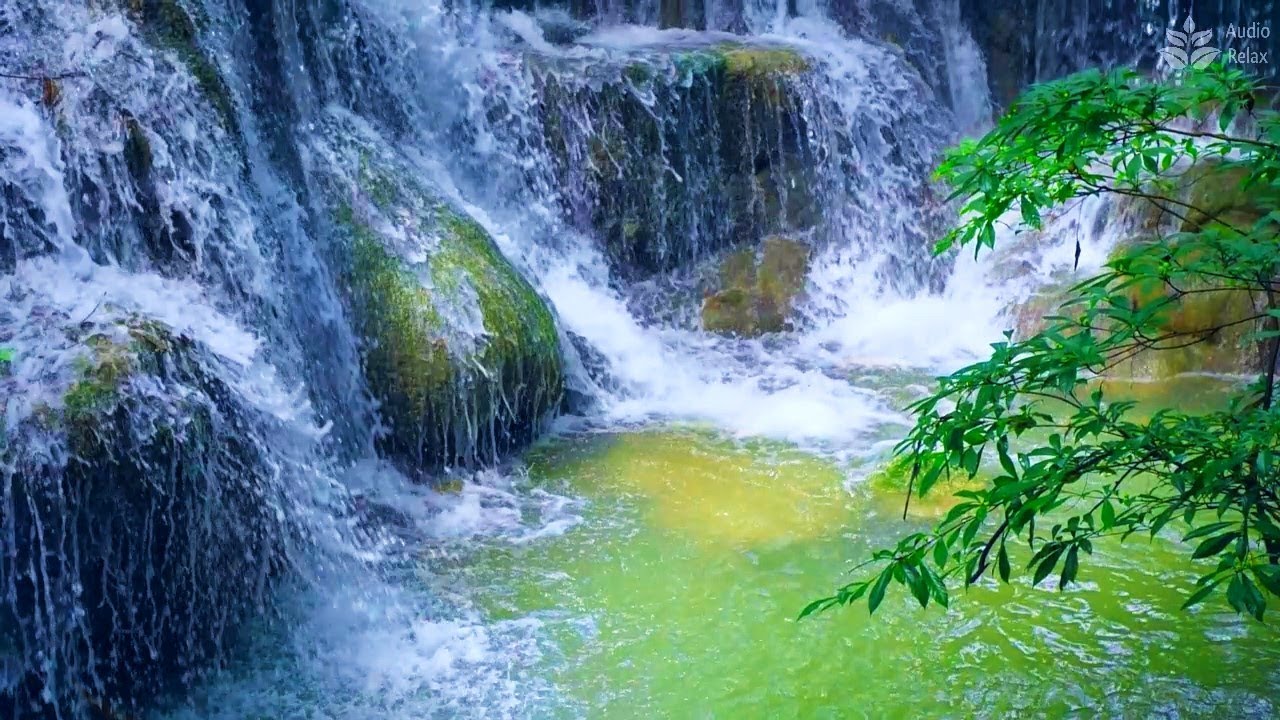 Raging River Rapids and Waterfalls Sounds. White Noises for Sleeping ...