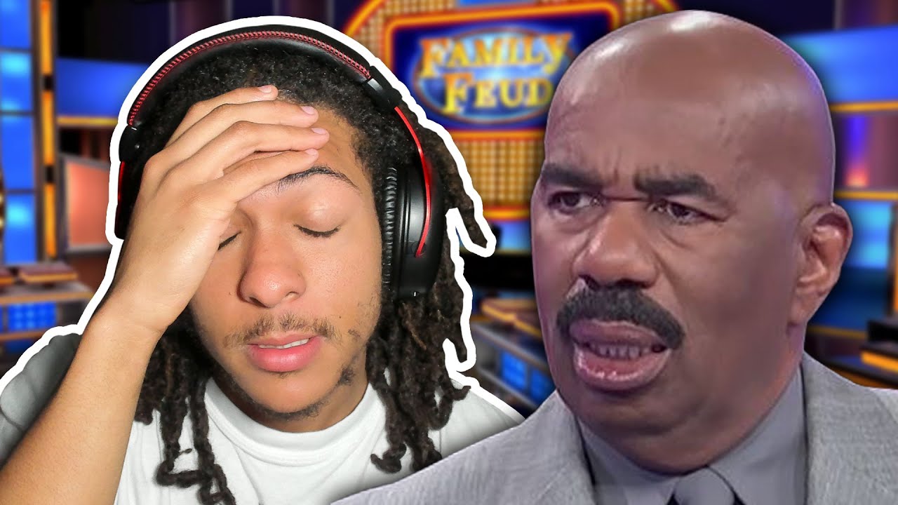 THESE QUESTIONS GOT ME STRESSING!! (FAMILY FEUD 2021) - YouTube