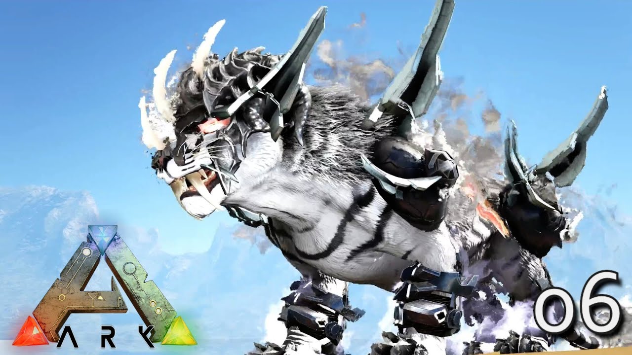 MYTH BLOODBATH TEK WHITE TIGER !!! ARK: SURVIVAL EVOLVED PARA WORLD ...